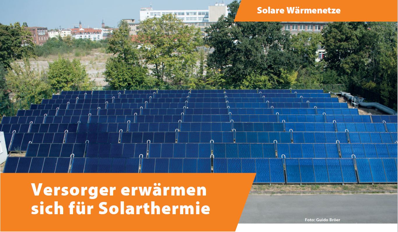 Versorger erwärmen sich für Solarthermie - Solar District Heating